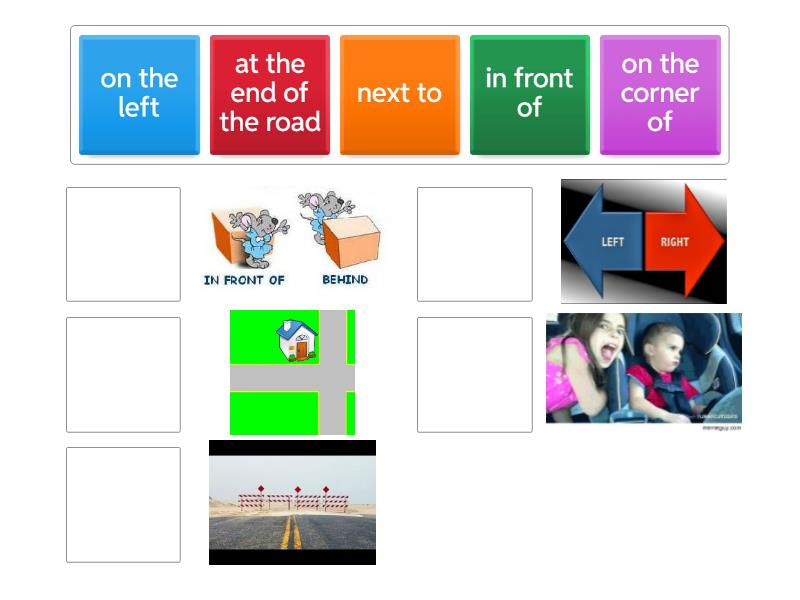 Preposition - Match up