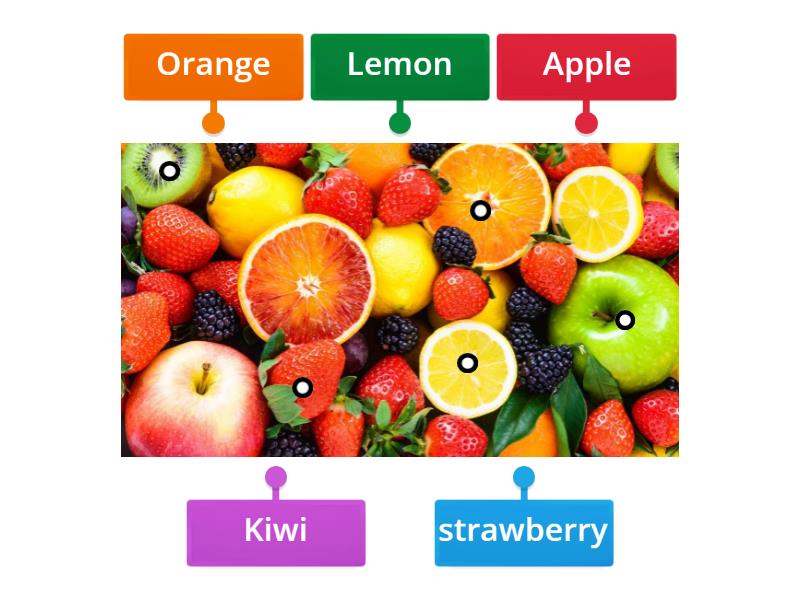 Fruit - Labelled diagram