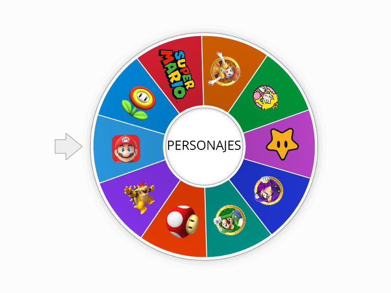 SUPER MARIO - Spin the wheel