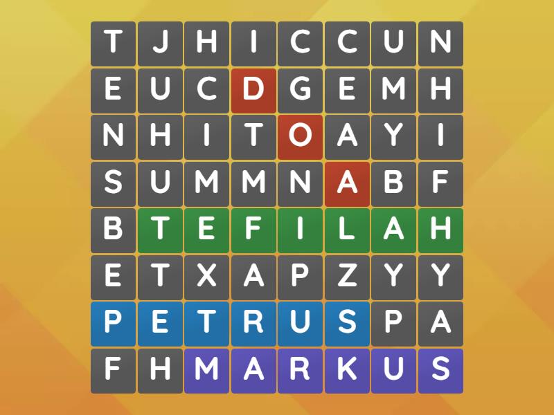 doa - Wordsearch