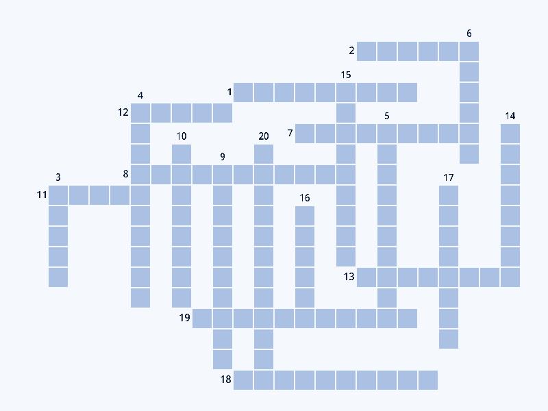 Numbers up to 100 - Crucigrama