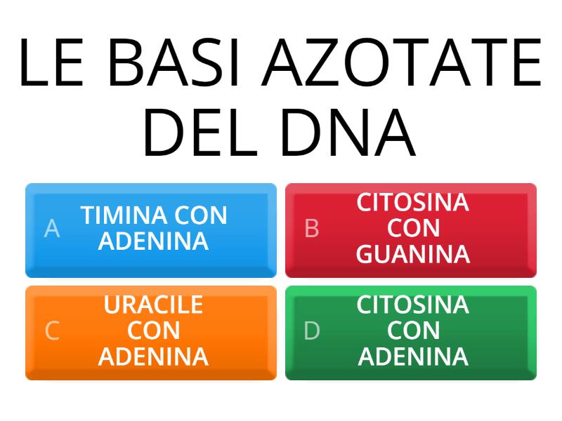 DNA - Quiz