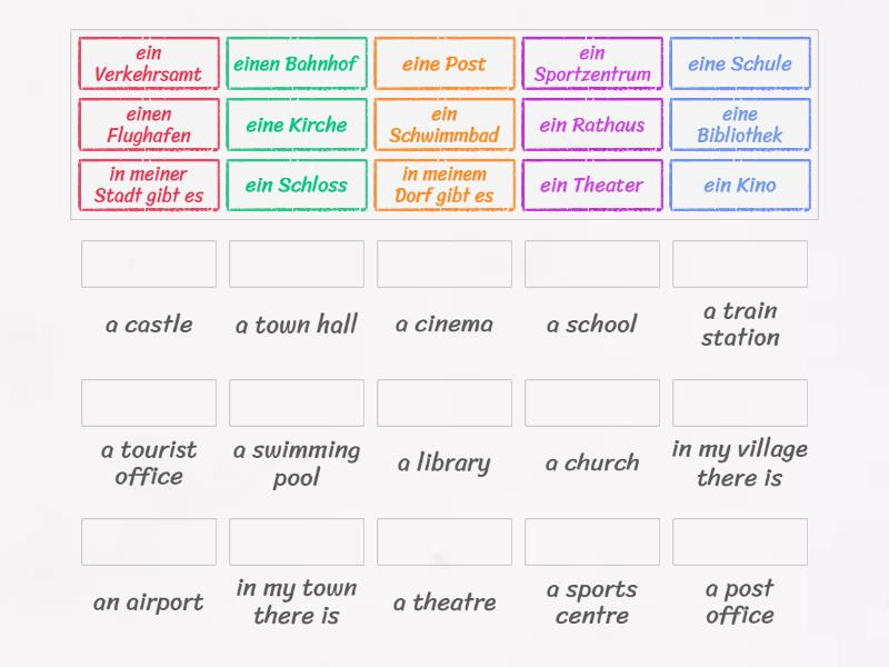 8_2_1 German places in town - Match up