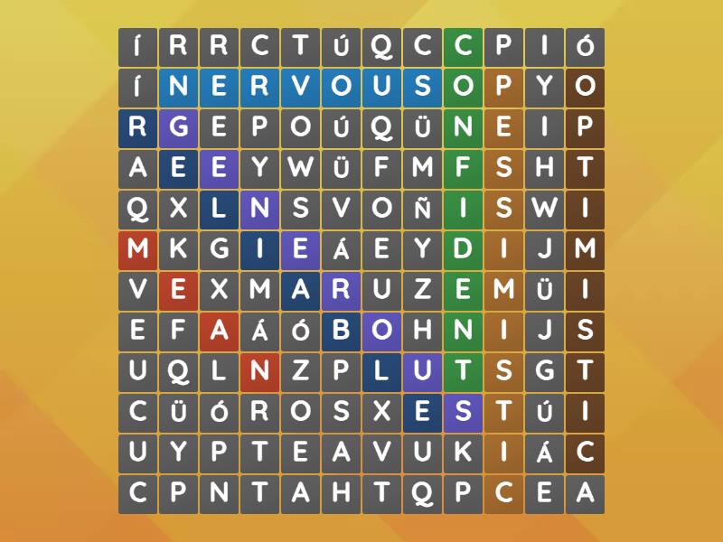 Sopa de Letras Unit 2 - Wordsearch