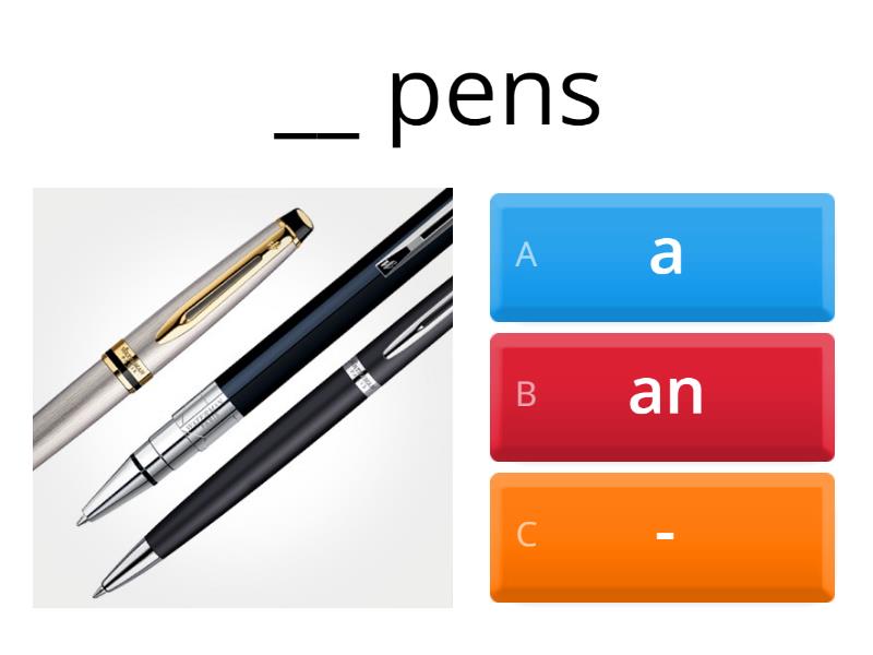 A/An, plural + vocabulary - copy - Quiz