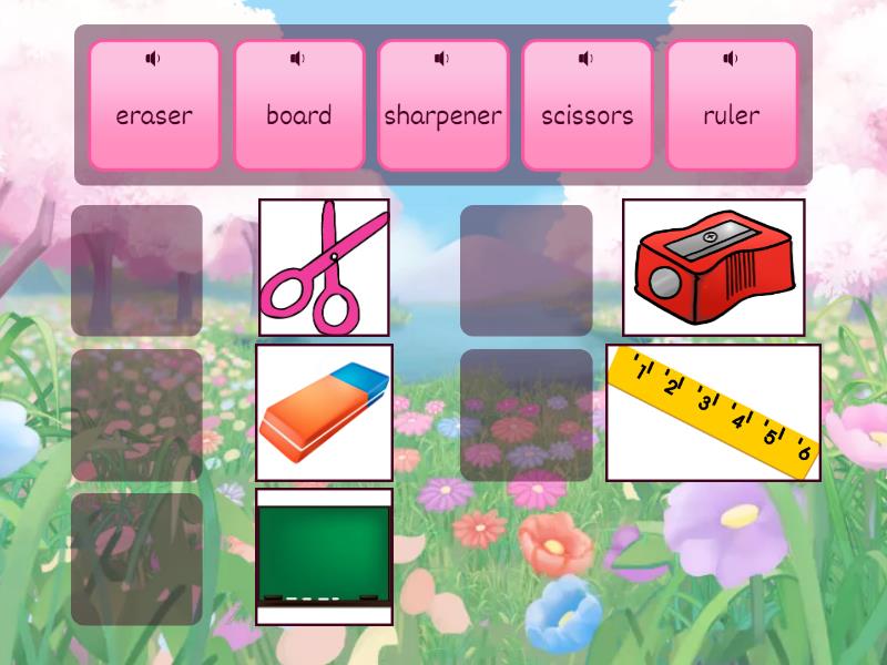 Classroom Objects part 2 - Match up