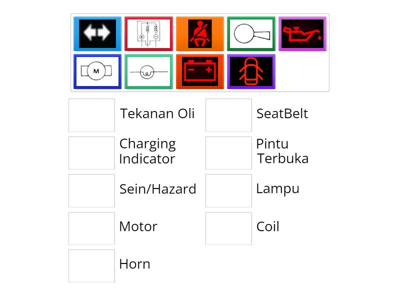 Simbol Panel Instrumen - Match up