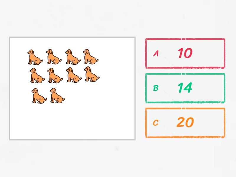Numbers 10-20 - Quiz