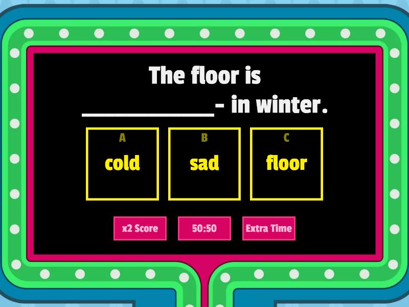 grammar review 4 - Gameshow quiz