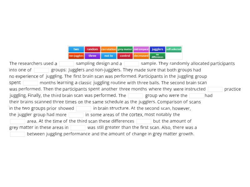 Draganski et.al (2004) Neuroplasticity as a mechanism of learning ...