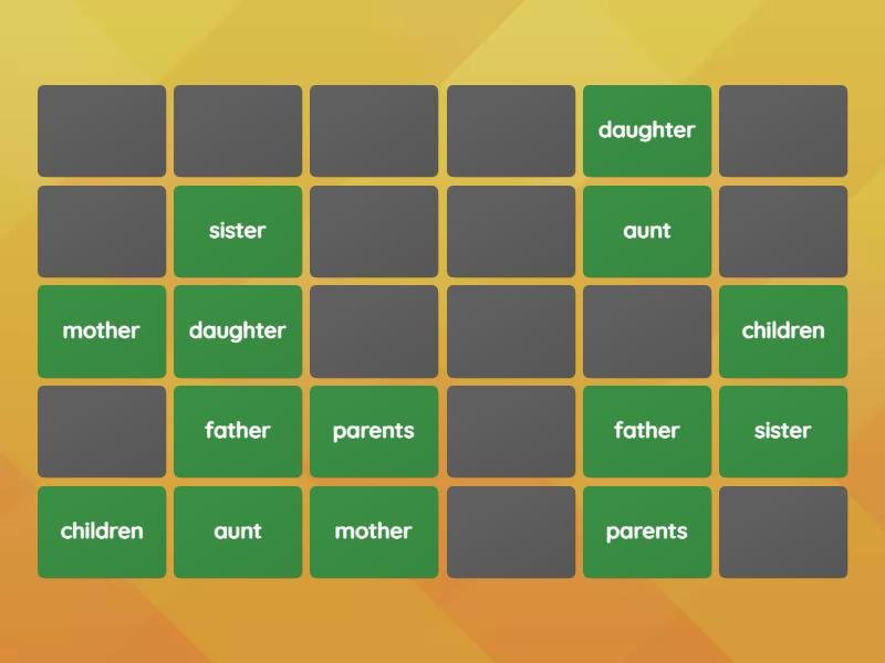 Family - Matching pairs