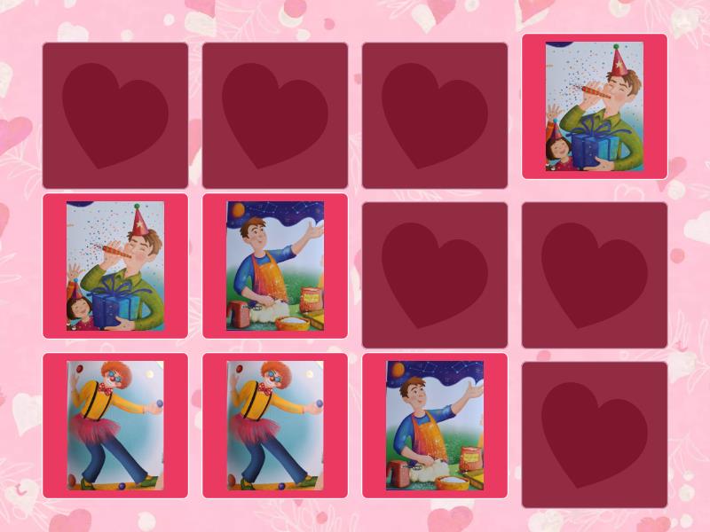 Moj tata - memory - Matching pairs