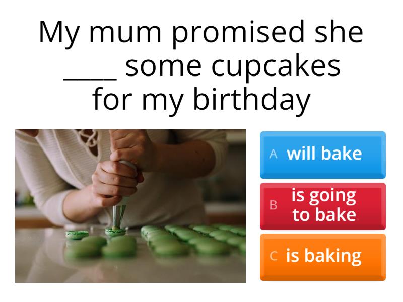 Future tenses (Present Simple, Present Continuous, will, going to) - Quiz