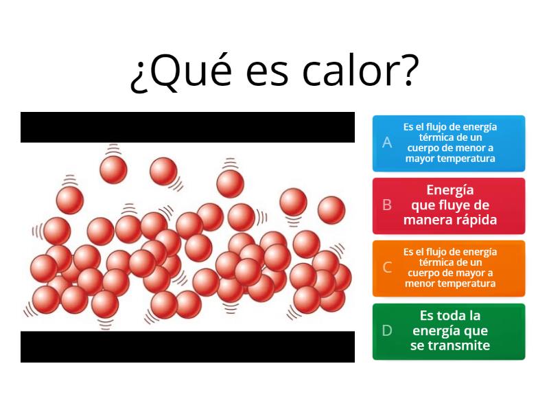 Calor y temperatura - Quiz