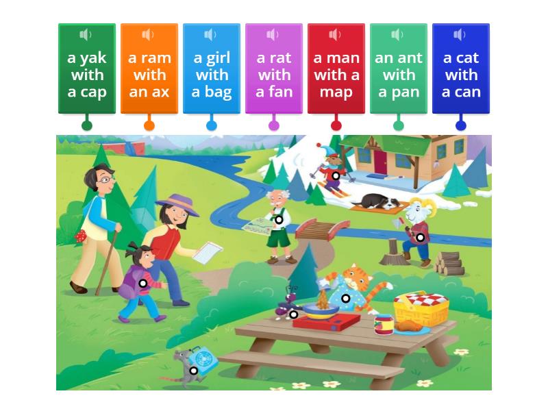 Oxford Phonics 2 Review 1 - Labelled diagram