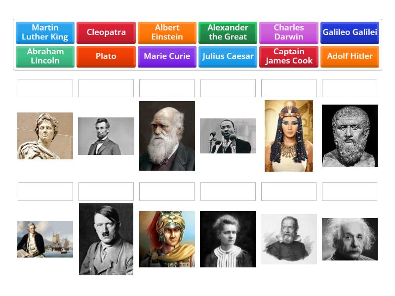 Historical Figures - Match up