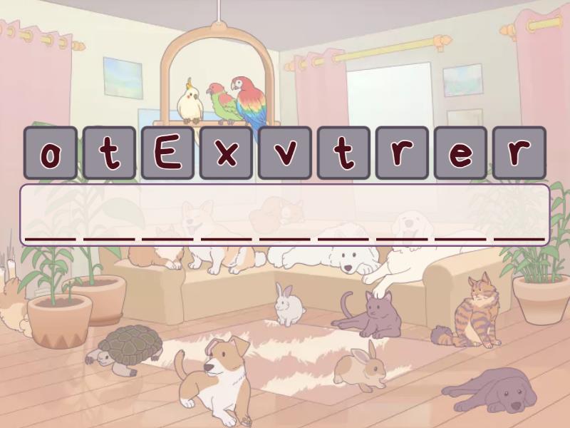 PERSONALITY TYPES - Anagram