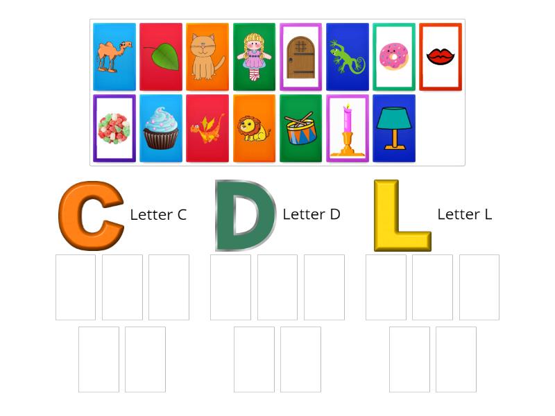 Revision: Letters C,D,L - Group sort