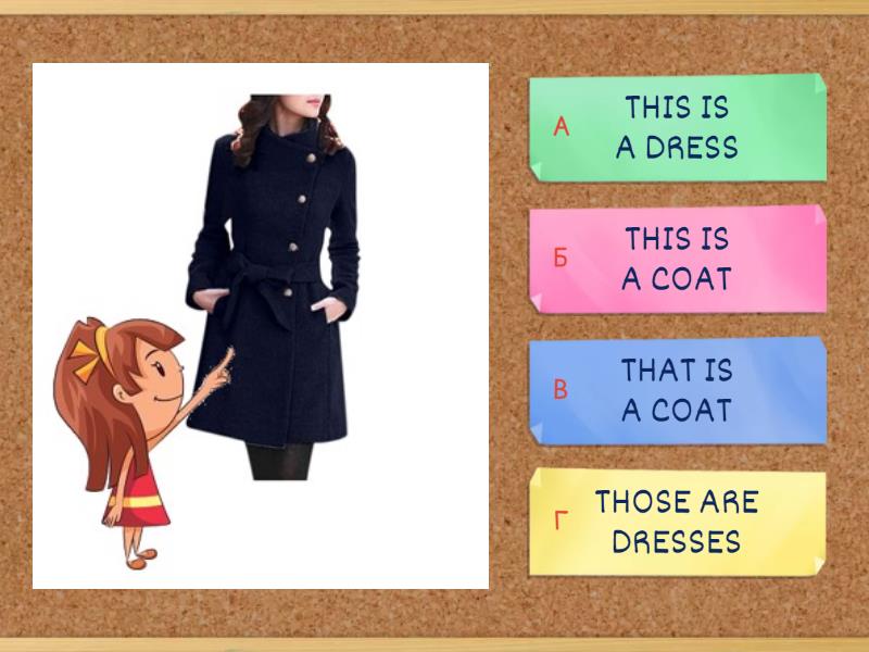 Demonstrative pronouns+CLOTHES - Quiz