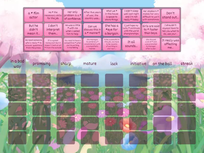 Roadmap B2+ Unit 4A Time of your life vocabulary - Group sort