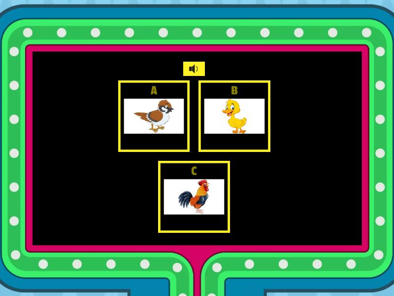 Guess The Sound of Animals - Gameshow quiz