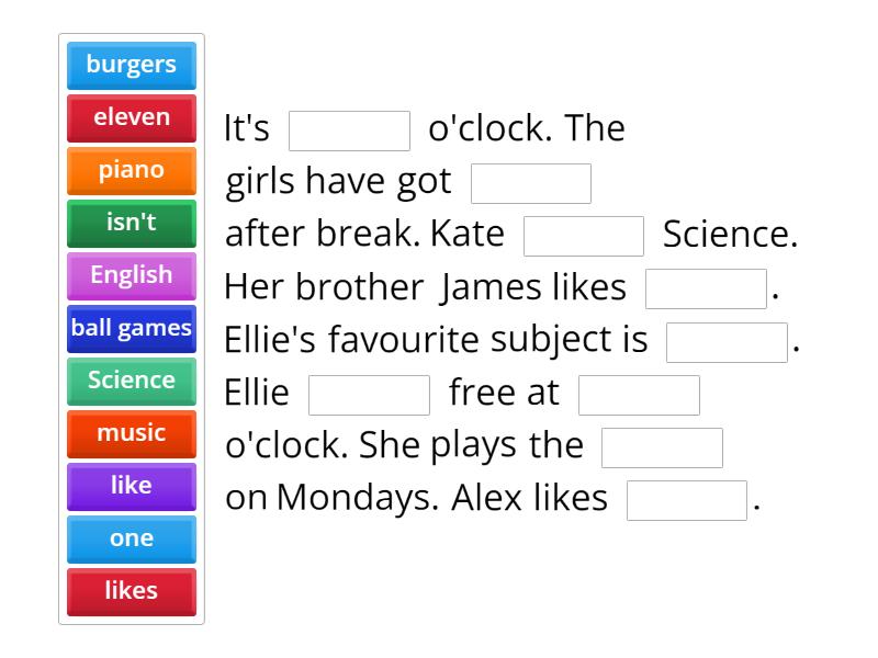 FF2 Fluency 3 - Complete the sentence