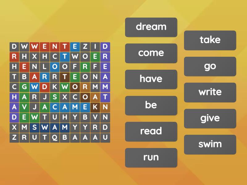 Irregular Verbs: Past Simple (V2) - Mencari Kata