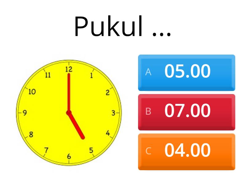 Kuis interaktif waktu - Quiz