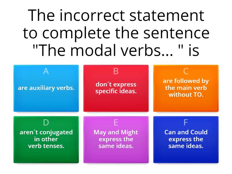 Modal verbs - Quiz