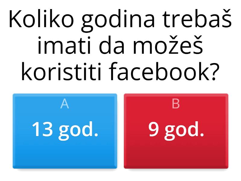 Pitanja za test. - Quiz