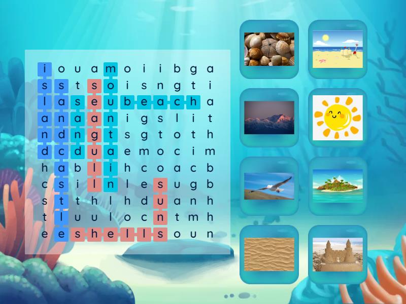 A S2. U5. V + - Wordsearch