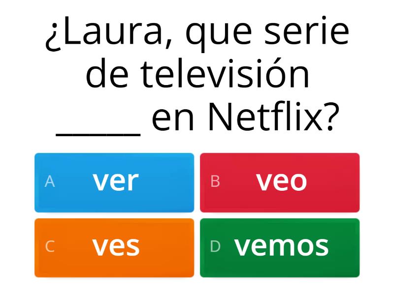 Presente - Verbos Irregulares - Quiz
