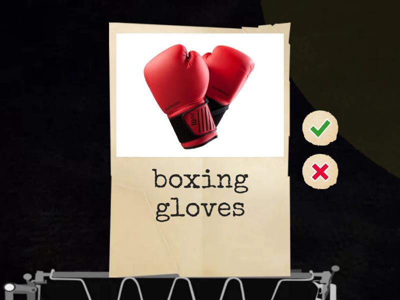 BOXING - Flash cards