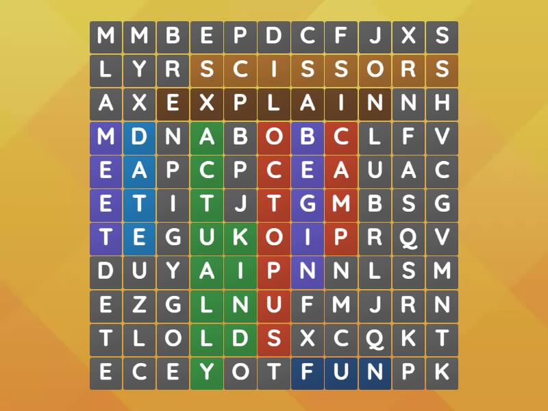 Spelling Week 3 - Wordsearch