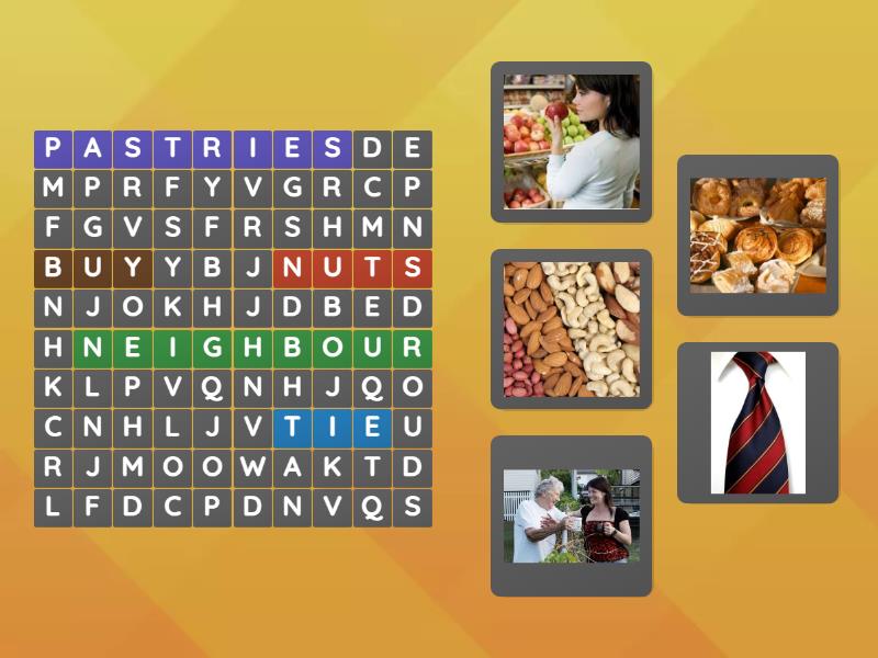 FF2 Unit 7-2 - Wordsearch