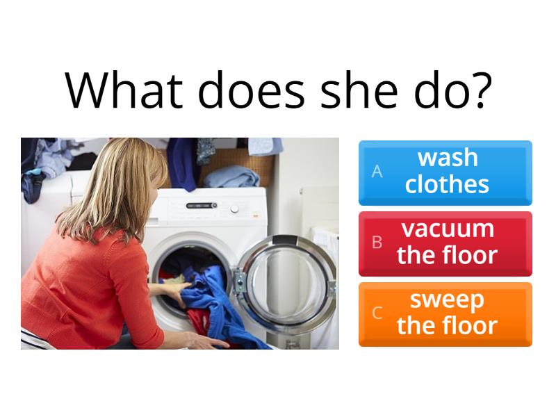 Household chores - Quiz