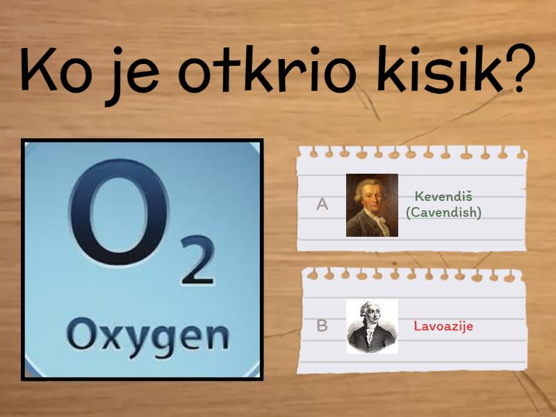 Kisik (Oxygenium) - Quiz