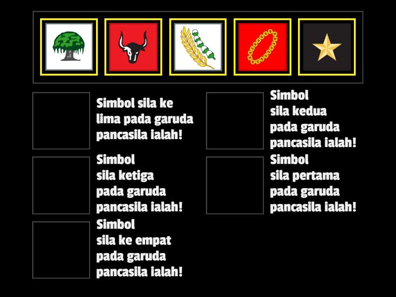 Game simbol pancasila - Match up