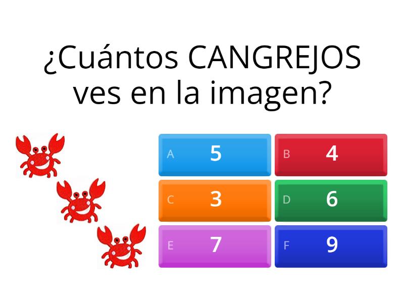 ¡CONTEO DE NÚMEROS! - Quiz