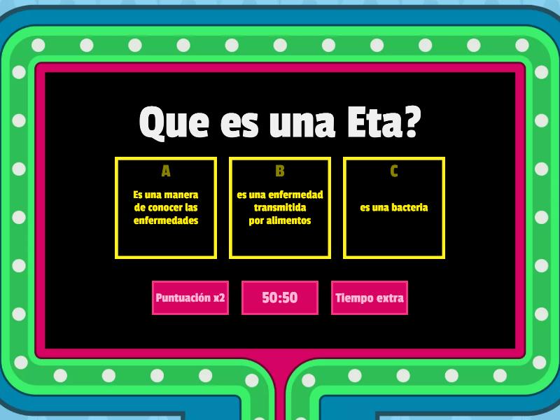 Examen manejo higienico de alimentos - Concurso de preguntas