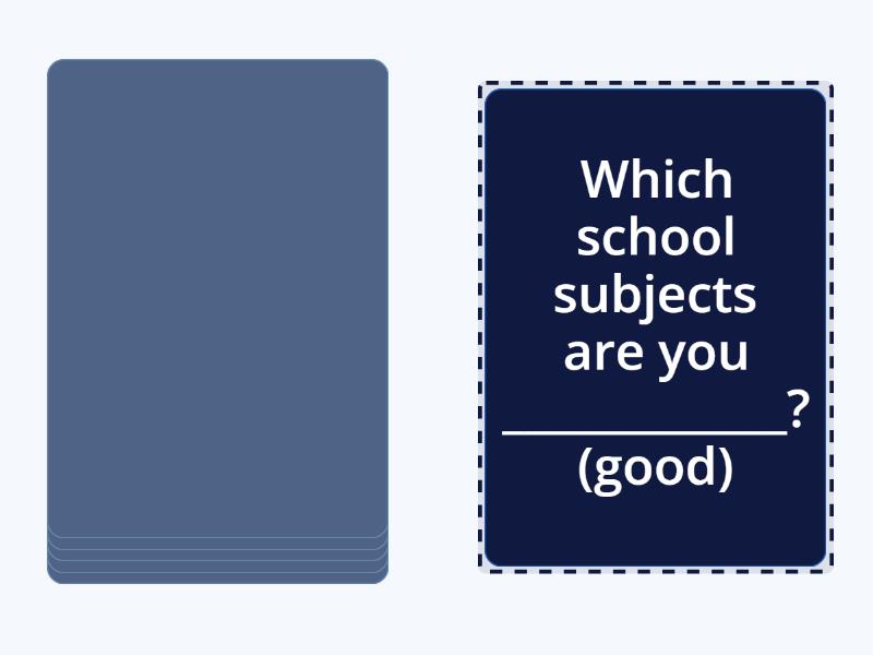 GI A2+ speaking - Speaking cards