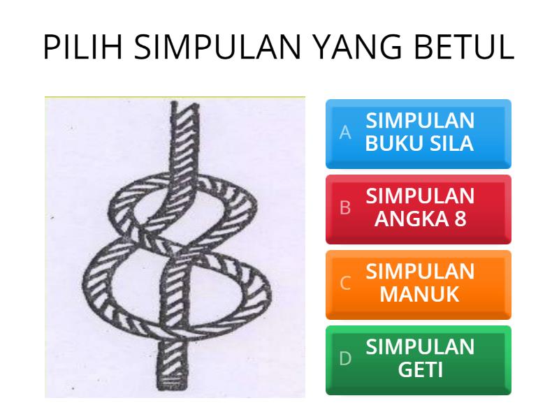 KUIZ IKATAN DAN SIMPULAN - Quiz