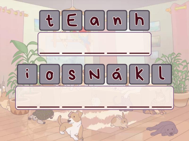 Ordena los nombres de los integrantes del team - Anagram