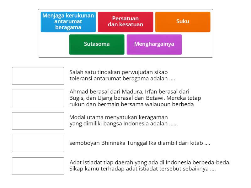 PPKN Tema 7 - Match up
