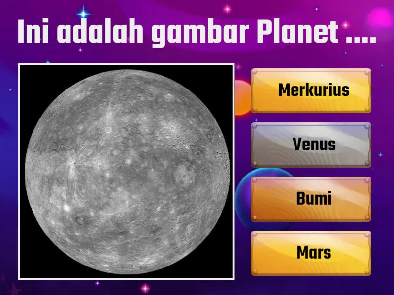 Nama-nama Planet - Quiz