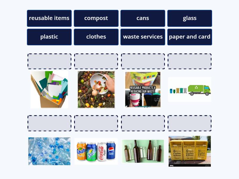 recycling sorting - Match up