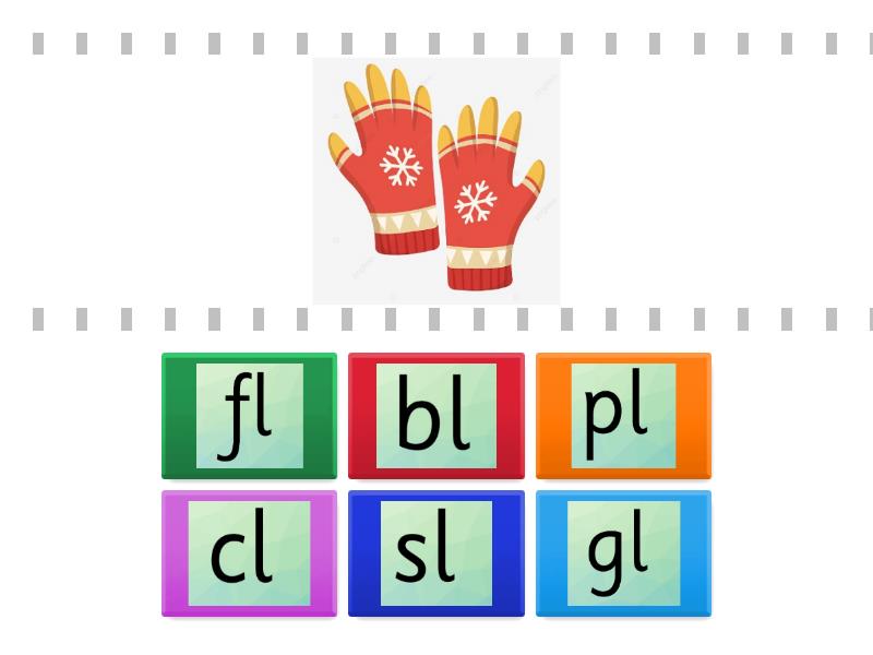 'l' blends- Indentify the picture and match - Find the match