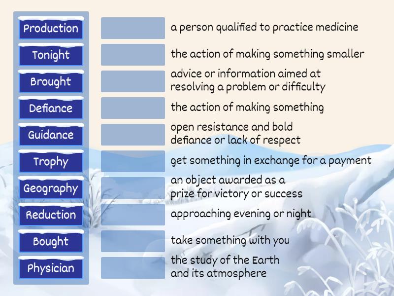 Definition Match English - Match up