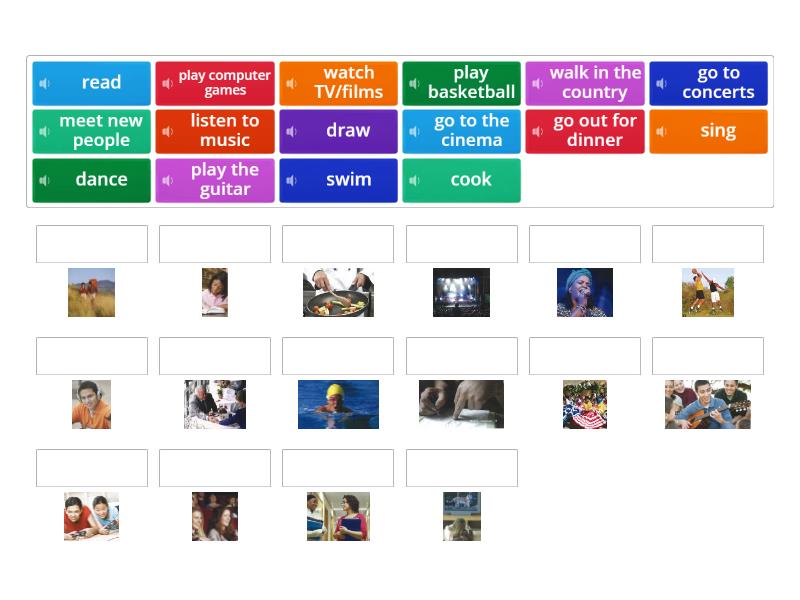 Outcomes Elementary Unit 2 Vocabulary Matching - Match up