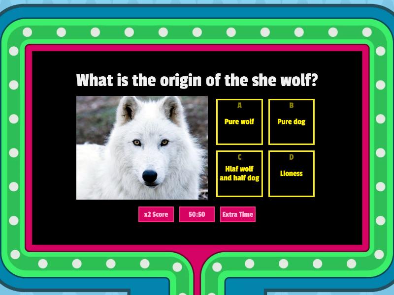 White Fang ch. 2 - Gameshow quiz